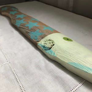 Wall Decor | Hand Painted Picket Fence Fish | Poshmark